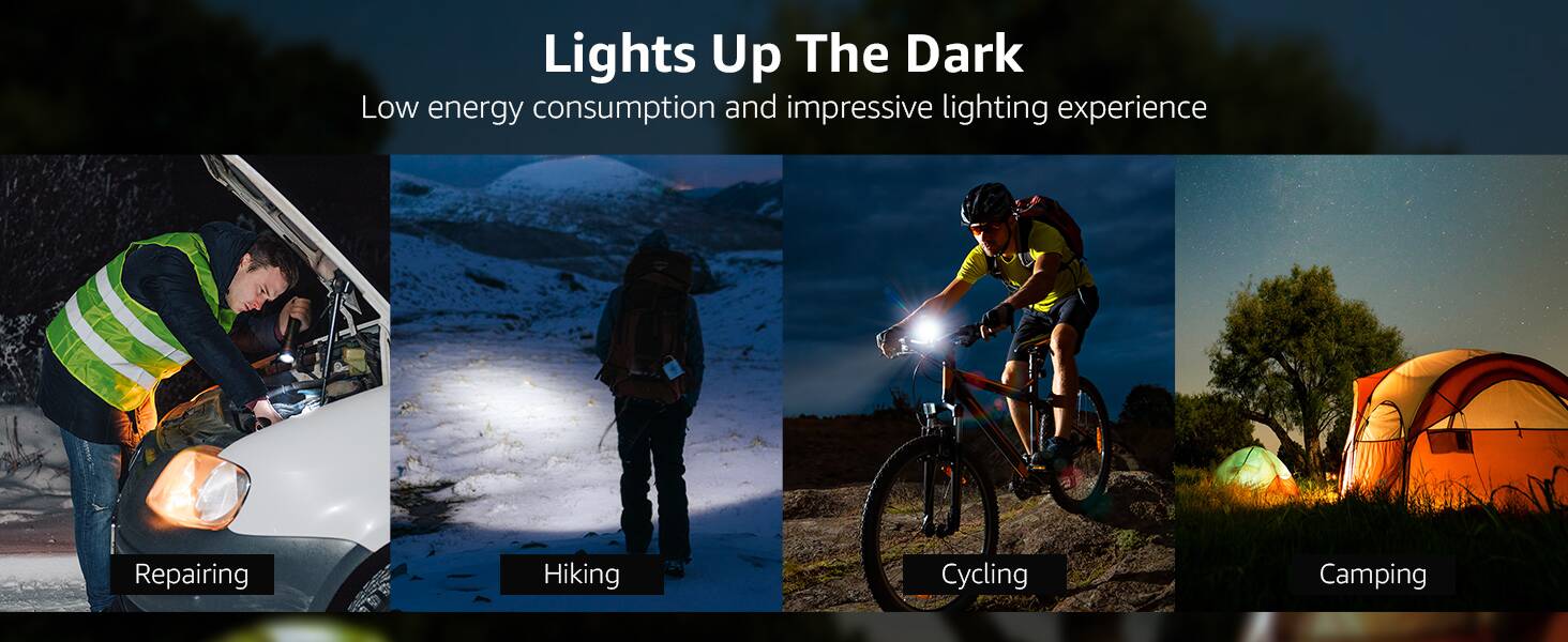 LE LED Torch, Super Bright LP3000 Torch, IPX7 Waterproof, 5 Lighting ...