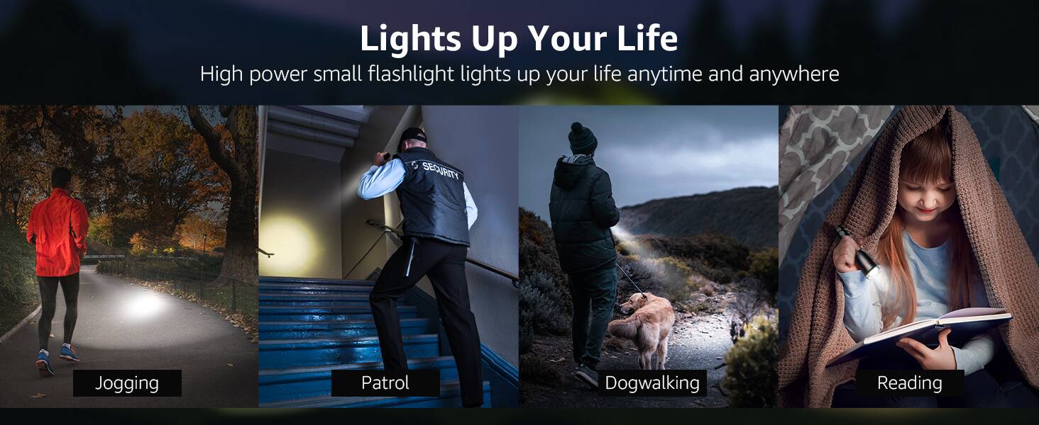 LE LED Torch, Super Bright LP3000 Torch, IPX7 Waterproof, 5 Lighting ...