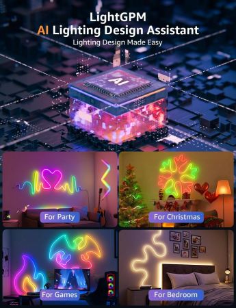 Neon light design store