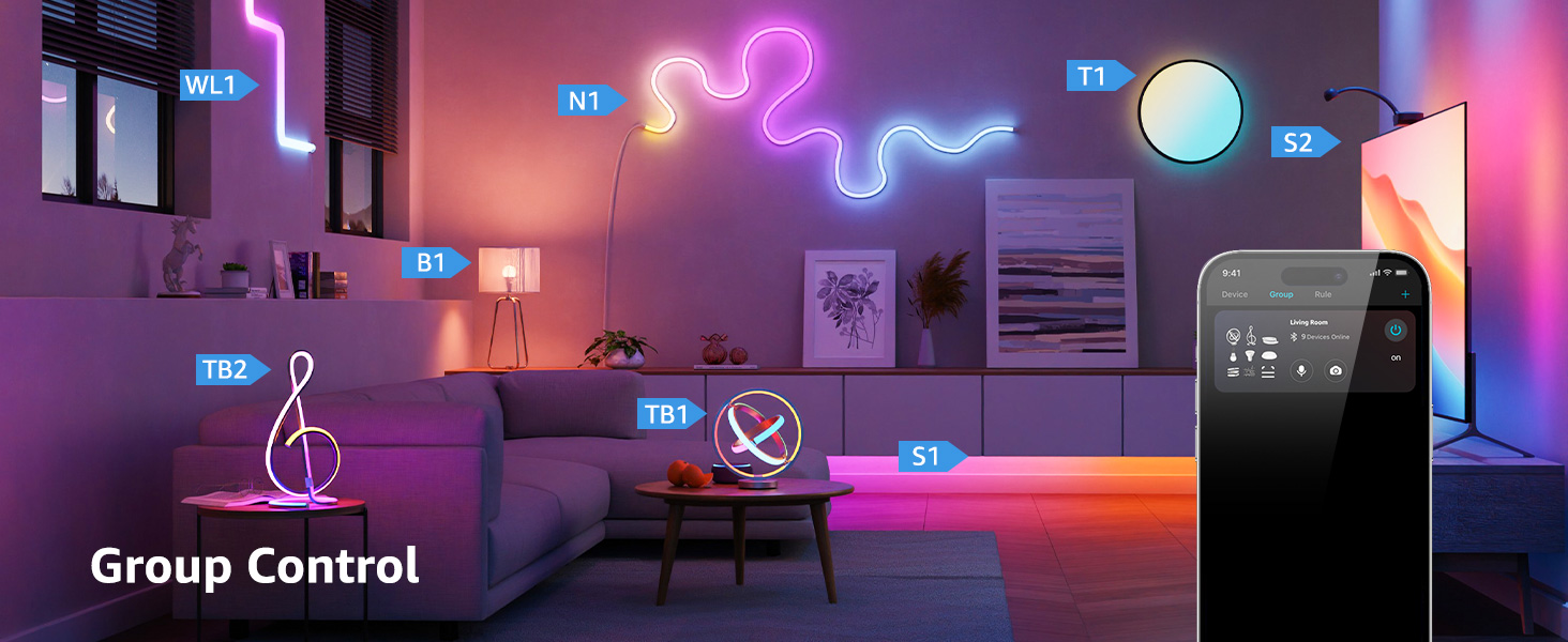 Lepro AI Generated Lighting, Smart Lamps, Light Bulbs, Light Fittings.