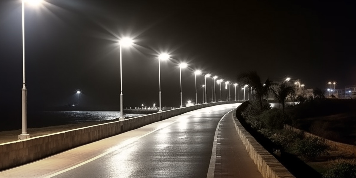 6,250 Lumens Natural White LED Street Light, 50W 4000K Road Lamp Light ...